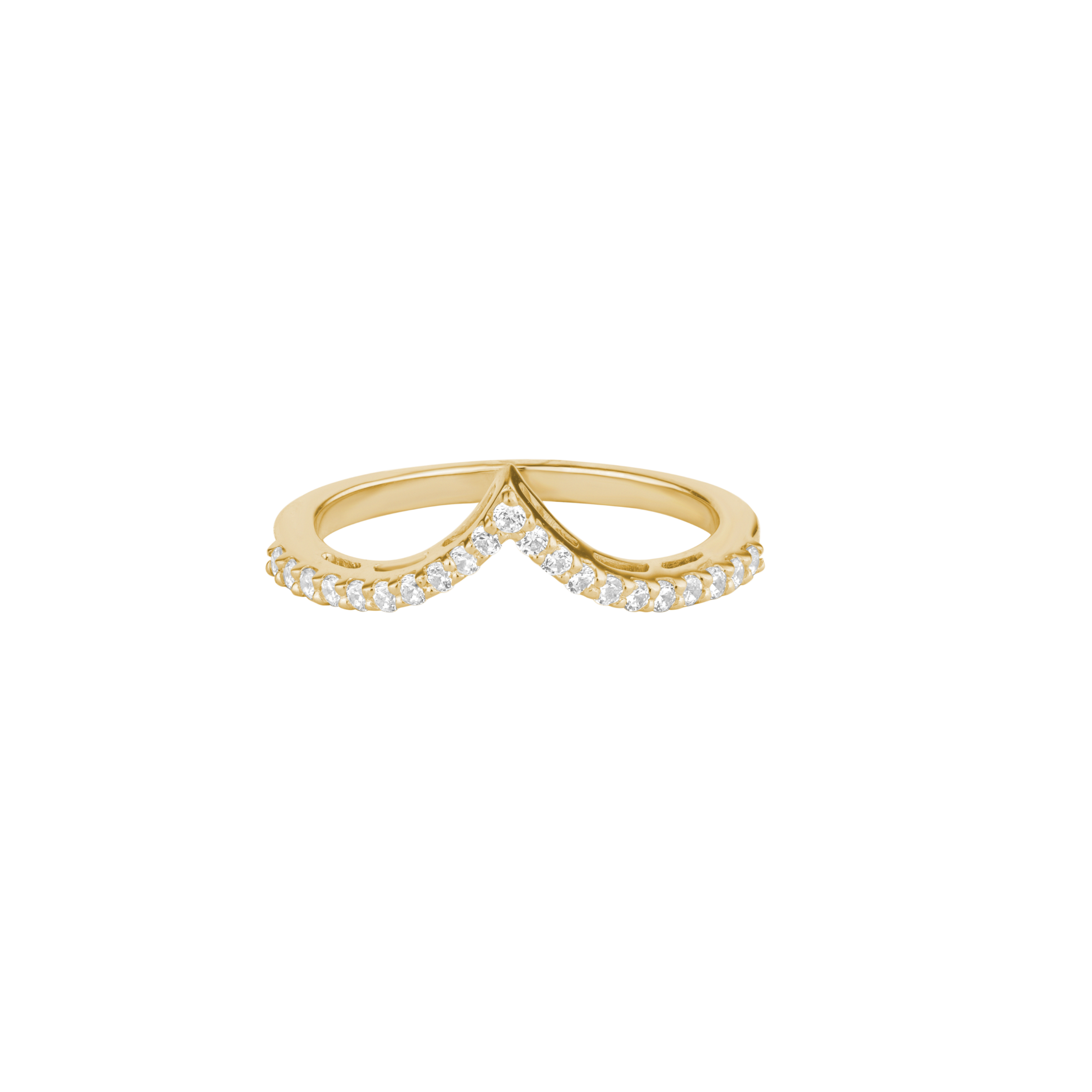 V-Shaped Stack Ring for Modern Minimalists – kymee jewellery